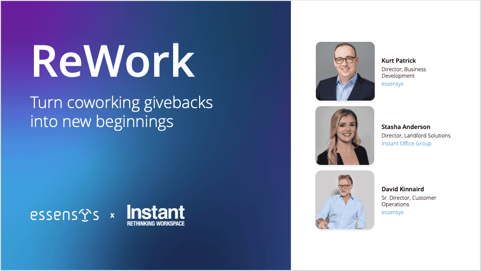 ReWork: Turn coworking givebacks into new beginnings - essensys